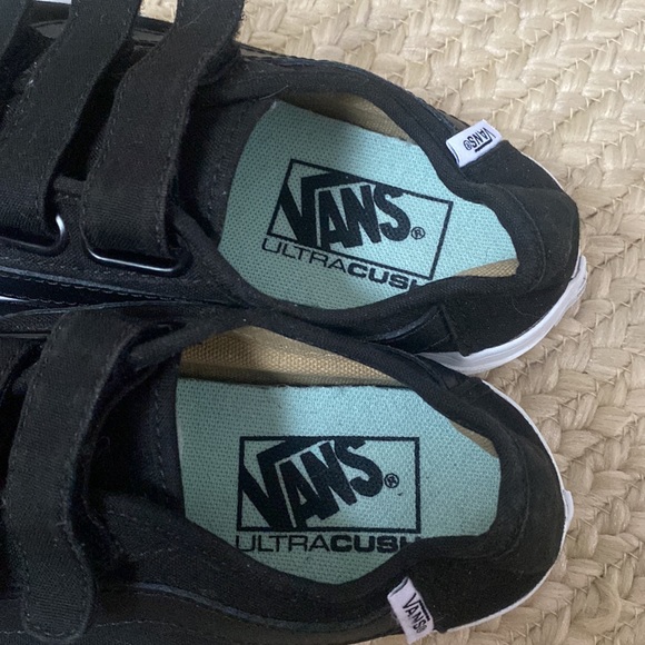 Vans | Shoes | Vans Velcro Strap Old Skools With Toe Cap Ultra Cush ...